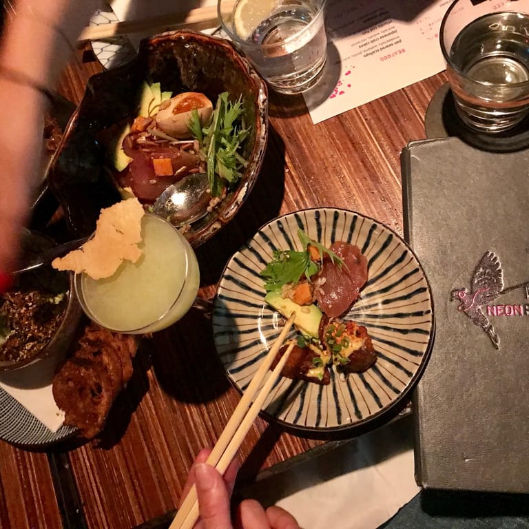 Neon Pigeon: Trendy Japanese Fusion Dining in Singapore River